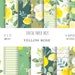 Digital Paper, Floral Digital Paper, Yellow Rose Repeat Patterns ...