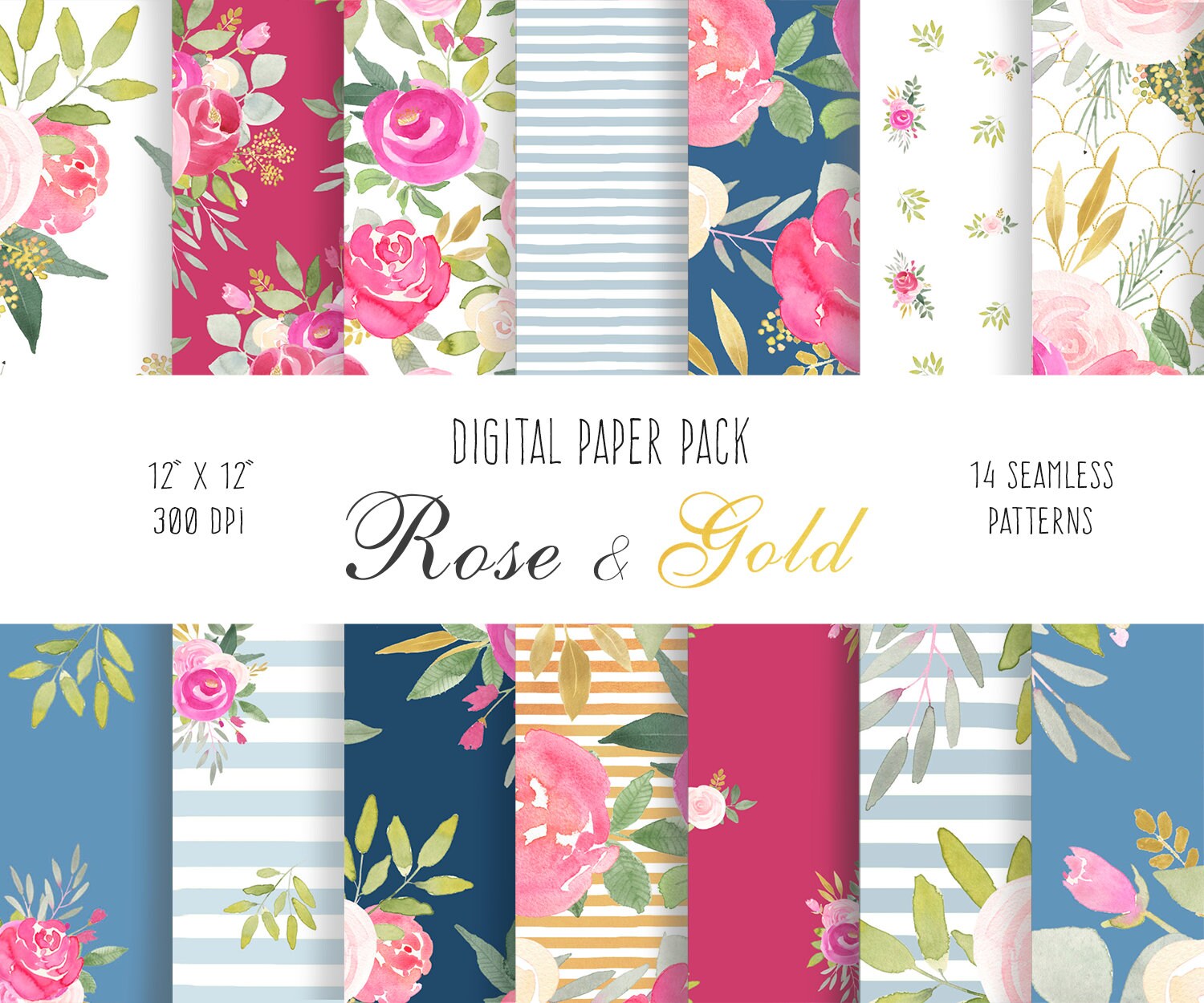 Peonies Digital Floral Paper Peony Flower Seamless Pattern - Etsy