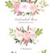 Boho Floral Clipart - Autumnal Rose Watercolor Clip Art, Enchanted Rose ...