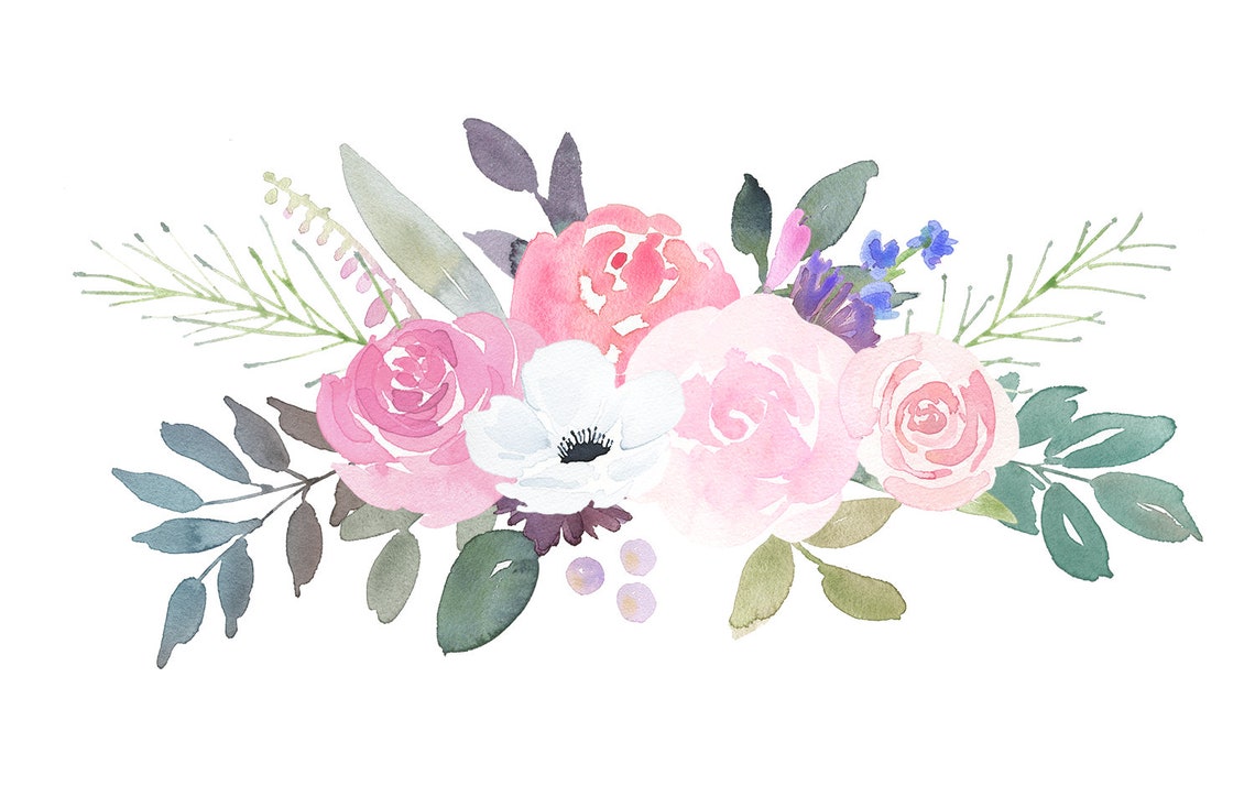 Muted Rose Bouquets - Dusty Rose Roses, Floral Arrangements, Wedding ...