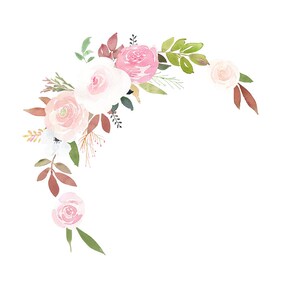 Autumn Rose Wreath Clipart - Watercolor Clipart, Clipart for Autumn ...