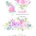 Watercolor Clipart Set - Spring Clipart Elements, Floral Clipart ...