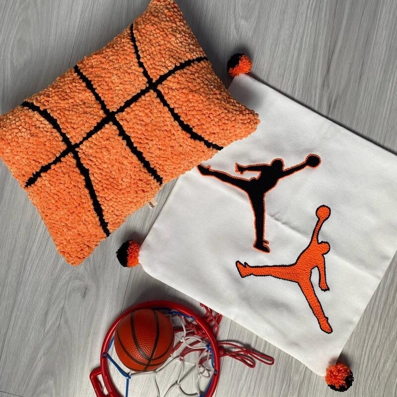 Basketball Pillow - Etsy
