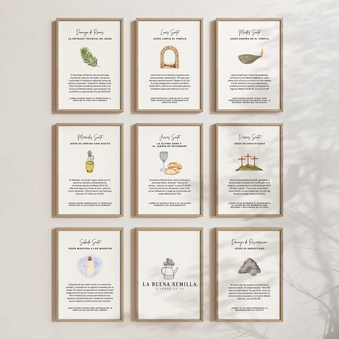 Holy Week Easter Cards Printable Daily Christian Devotional for ...