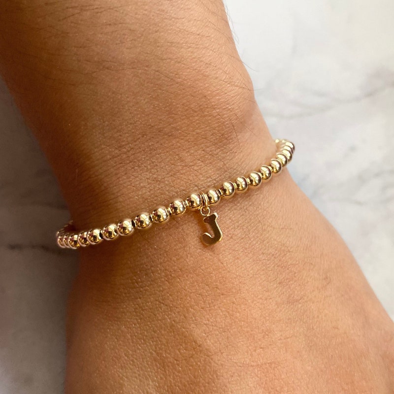 Gold Bead Bracelet - Etsy