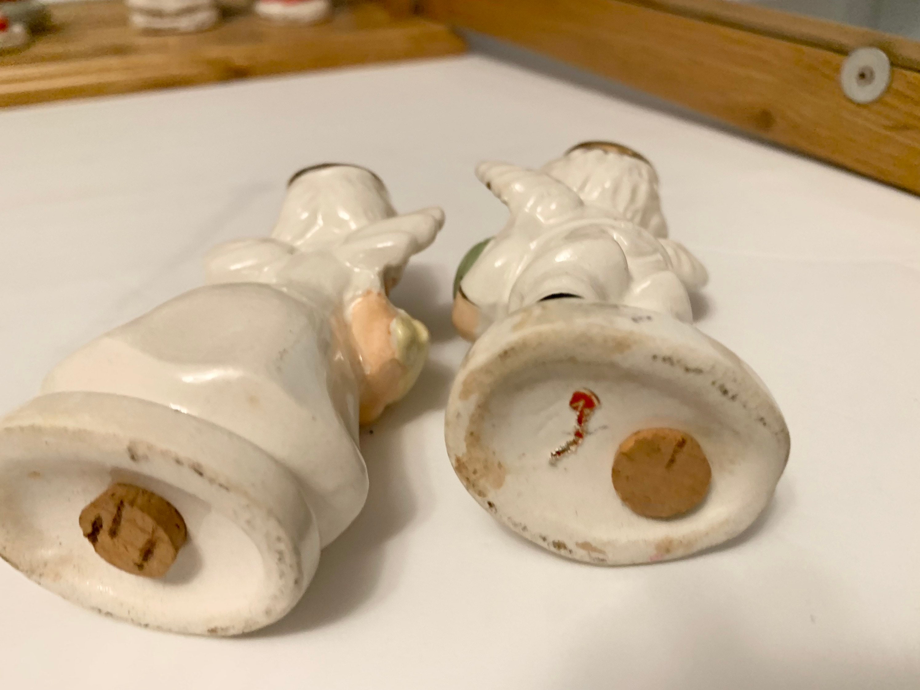 RARE Vintage Artmark April Angel of the Month Salt and Pepper Shakers ...