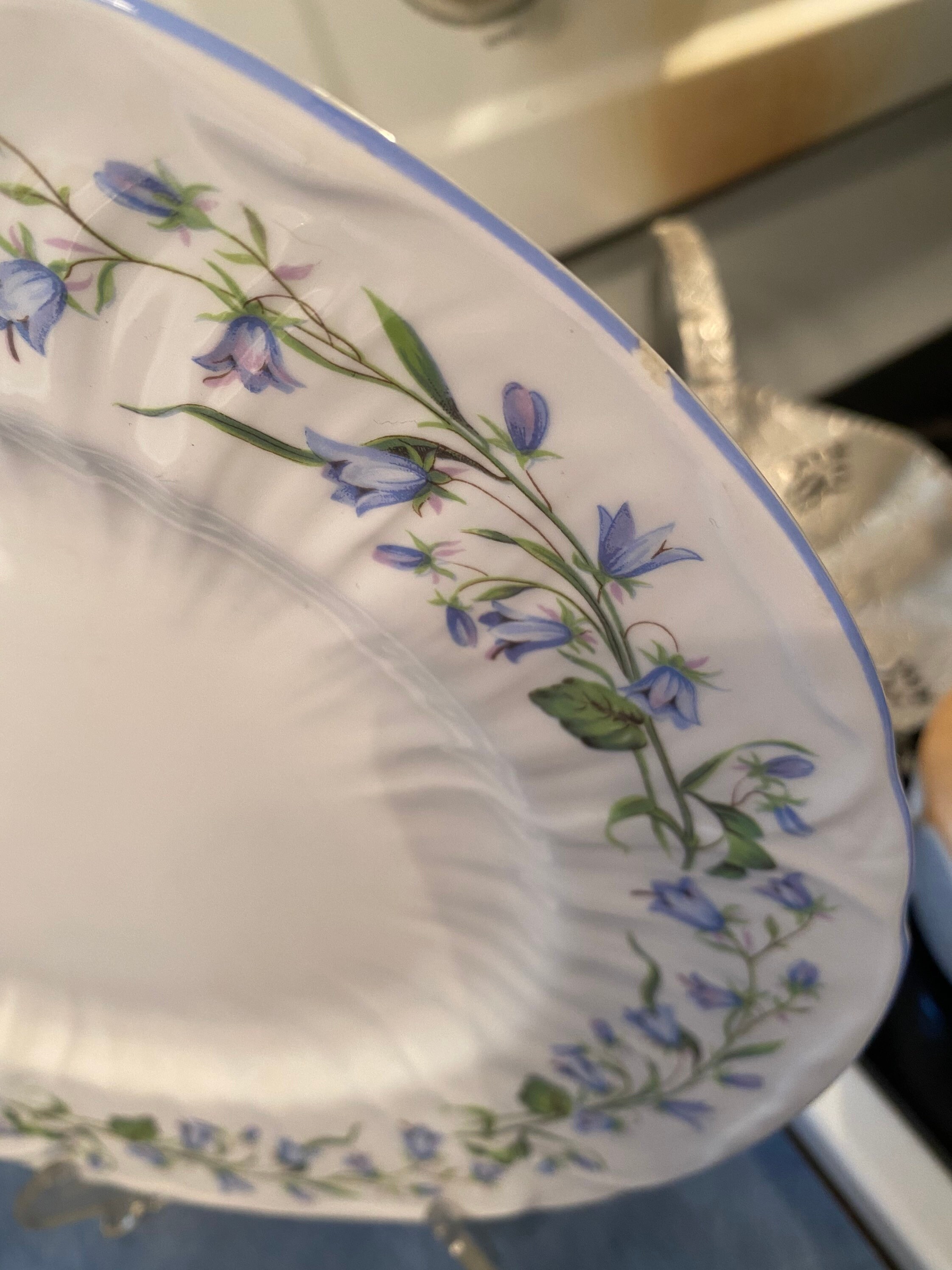 Shelley England Harebell Dinner Plate Vintage - Etsy Sweden
