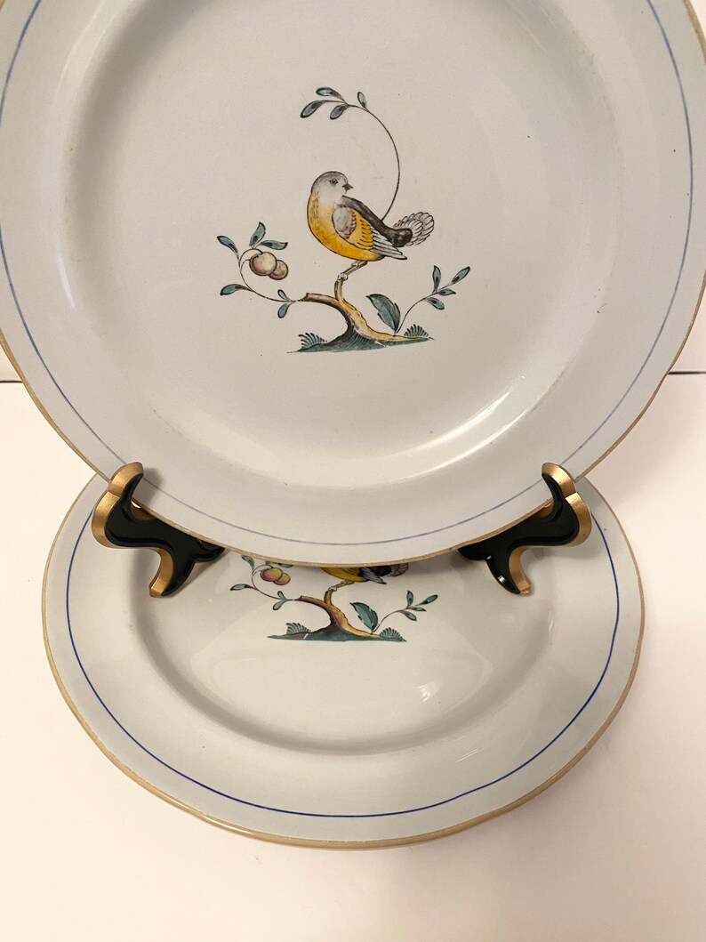 Vintage Spode Queens Bird Salad Plates - Etsy