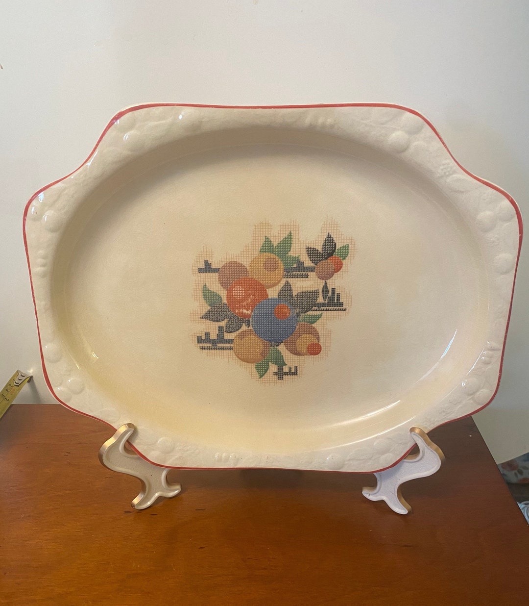 Crooksville Bak-in Ware Cross Stitch Pattern RARE - Etsy
