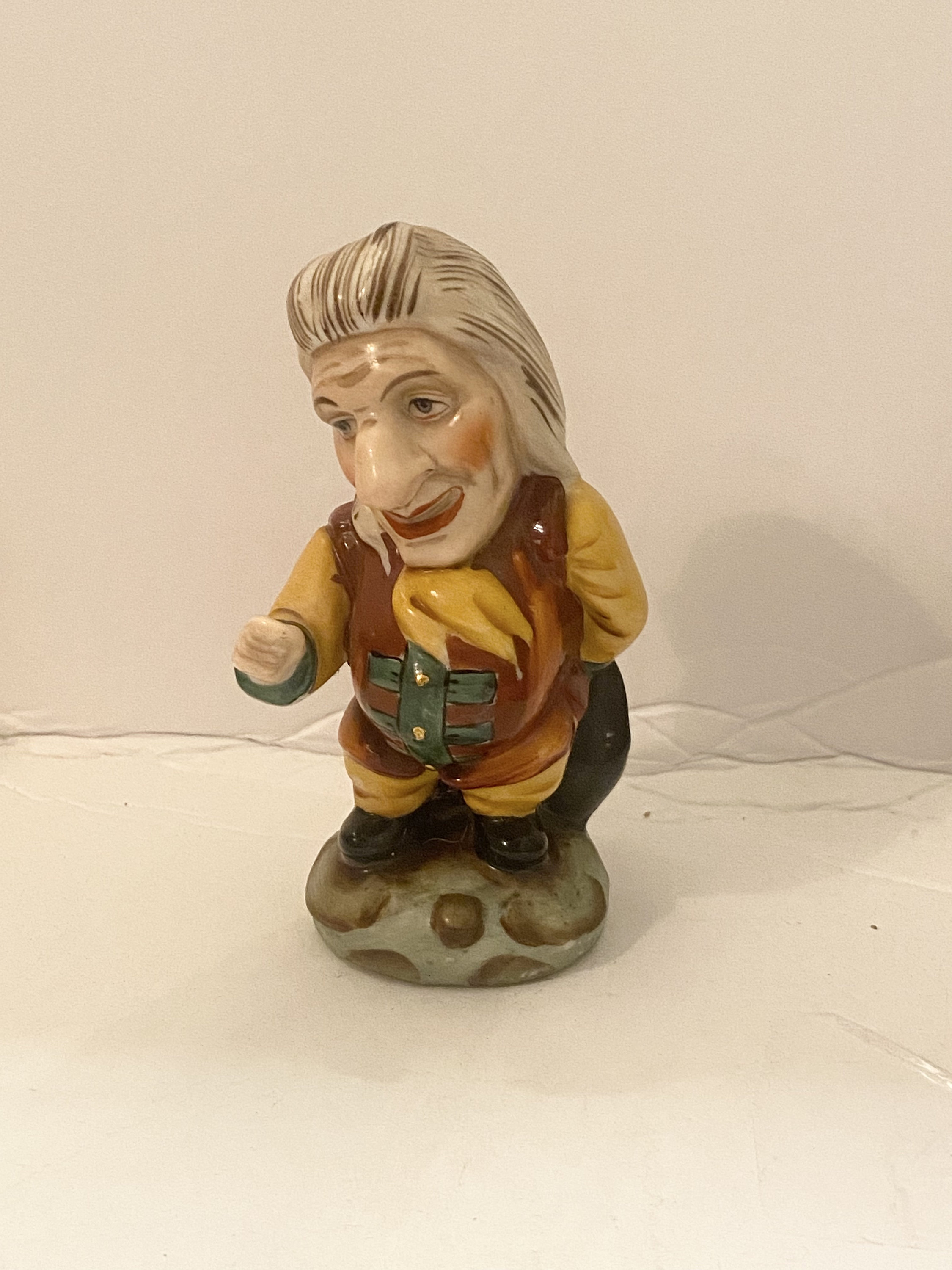 Vintage Capodimonte Ginori Dwarf Hunchback Cavalier Porcelain Statuette ...