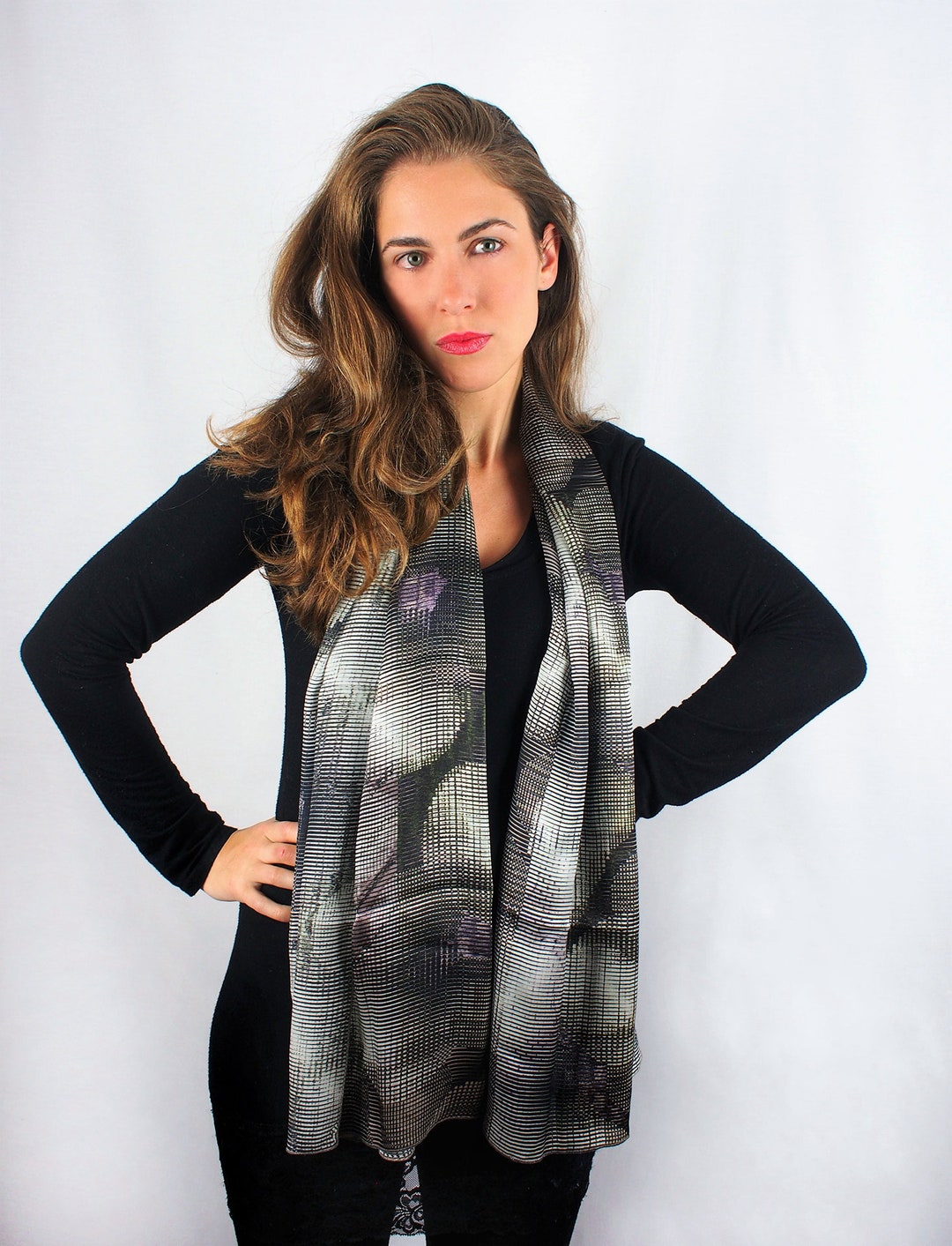 Satin Silk Scarf/headscarf Made in Italy - Etsy