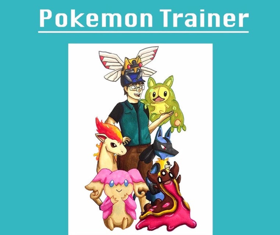 Custom Pokemon Trainers - Etsy