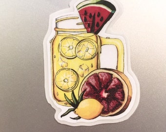 3 Lemon Sticker Watercolor Summer Slice Phone Tumbler Tablet Vinyl ...