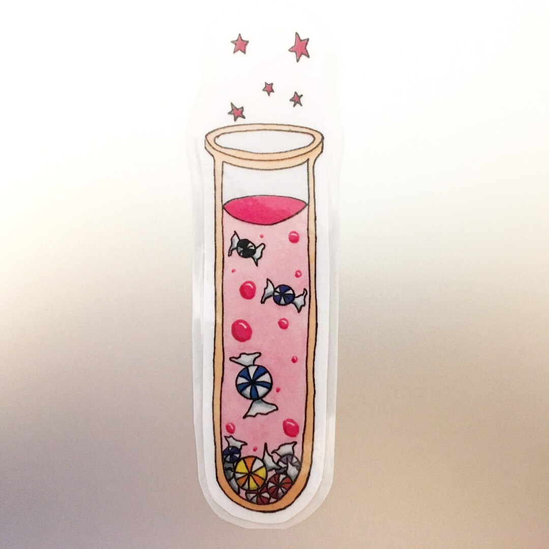 Candy Tube Sticker - Etsy