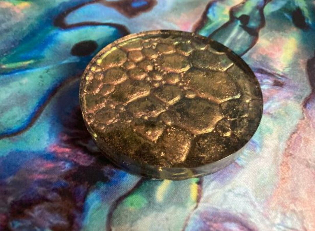 Copper Dragon Scale Coaster - Etsy