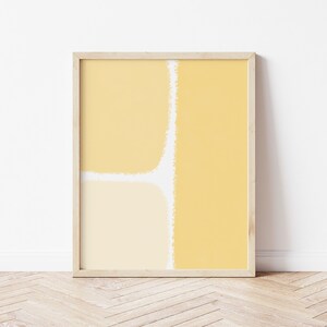 Set of Three Yellow Prints, Digital Download, PRINTABLE Wall Art ...