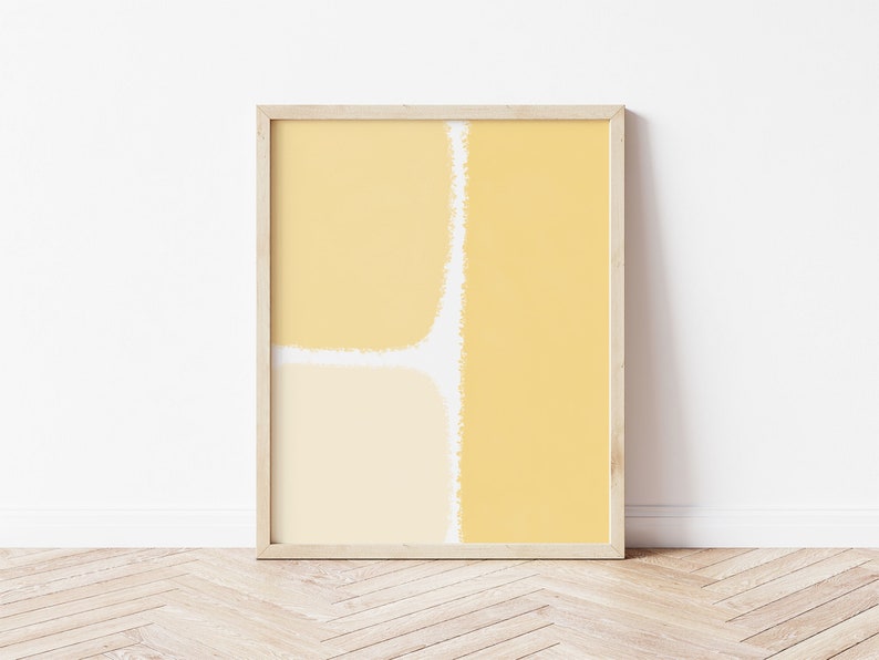 Set of Three Yellow Prints, Digital Download, PRINTABLE Wall Art ...