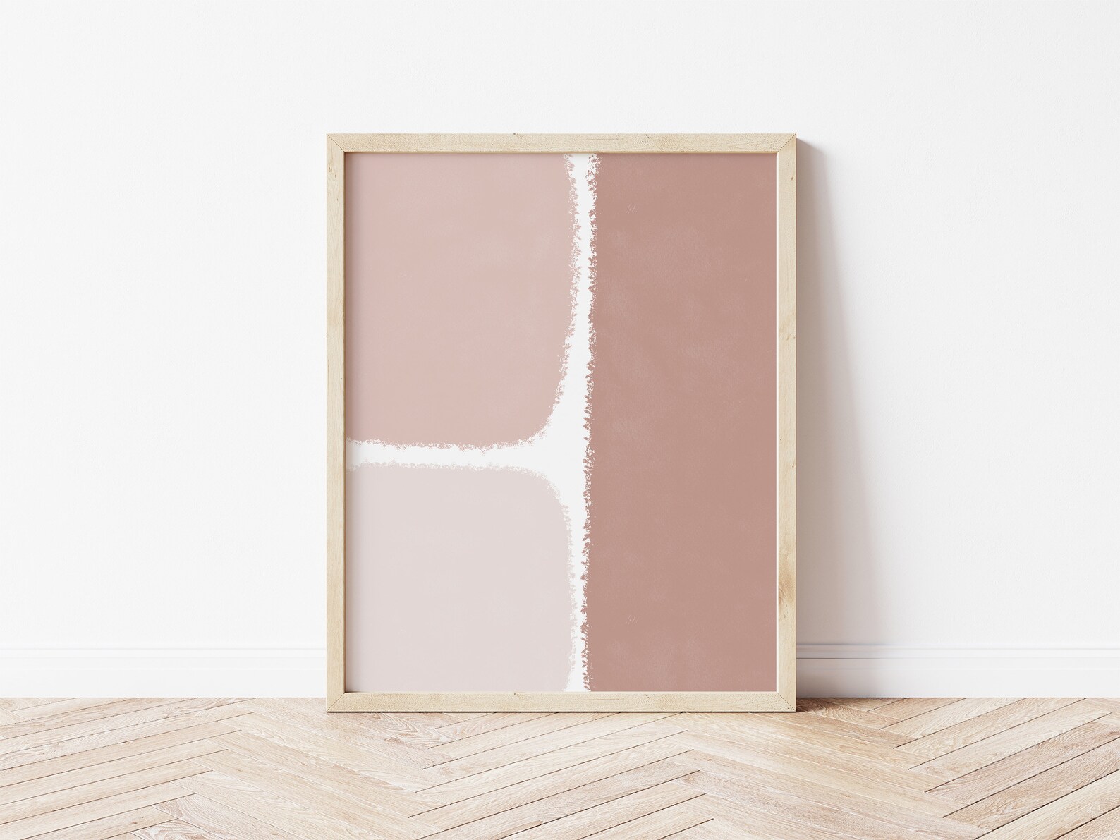 Set of Three Blush Prints Digital Download PRINTABLE Wall - Etsy