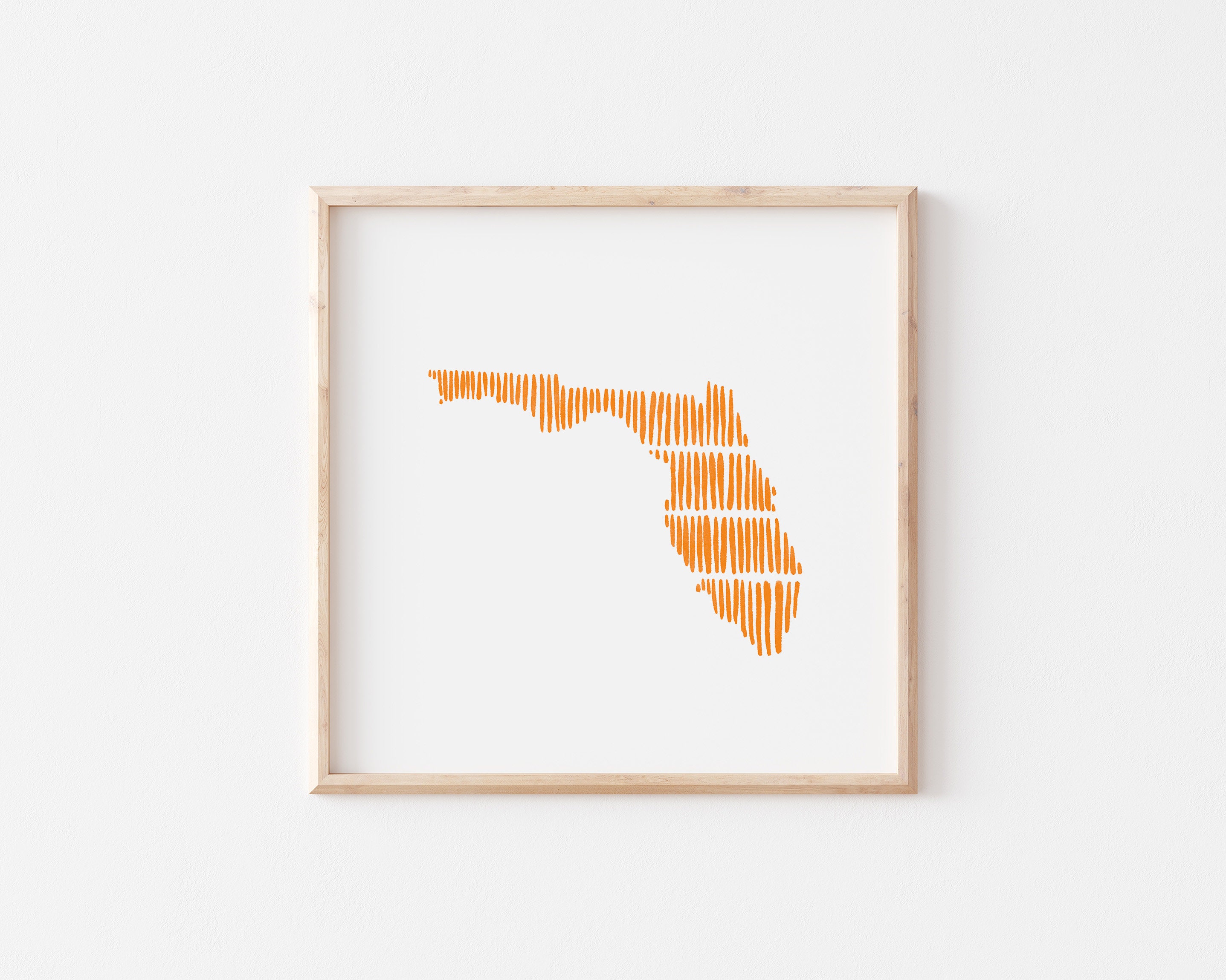 Florida Print, Instant Download, Minimalist State Print, Modern Art - Etsy