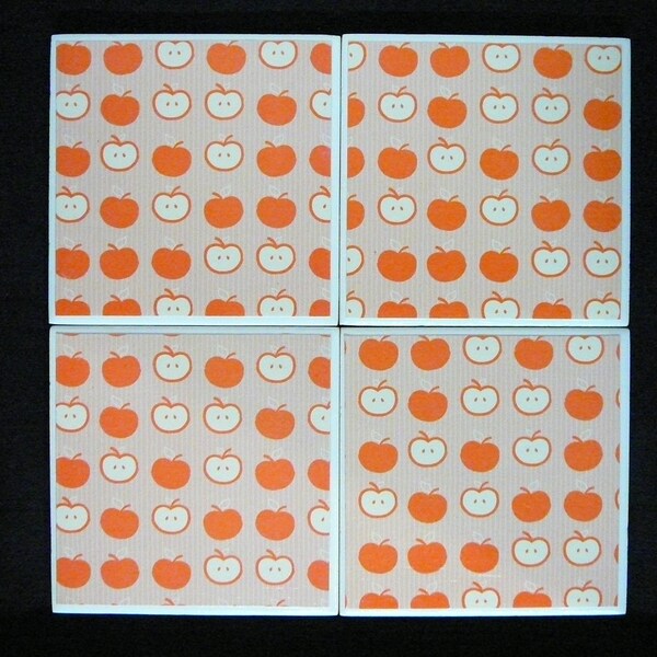 Apple Ceramic Tiles - Etsy
