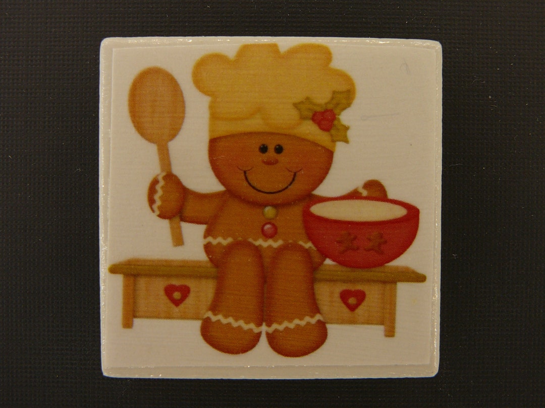 Gingerbread Magnet - Etsy