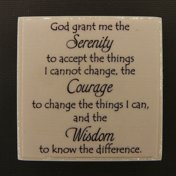 Serenity Prayer Tile - Etsy