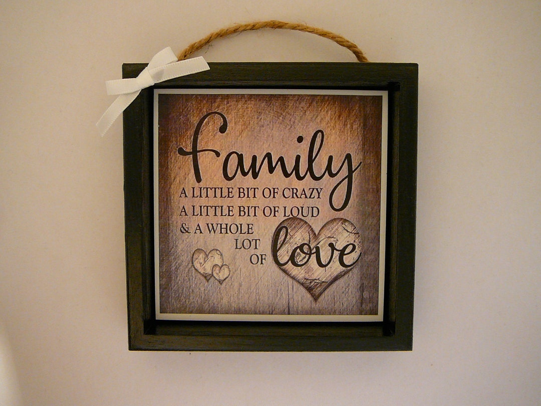 Family Shadow Box - Etsy