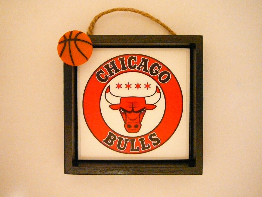 Chicago Bulls Shadow Box - Etsy