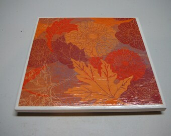 Fall Leaves Coasters, Seasonal Coasters, Autumn Leaves, Seasonal Home ...