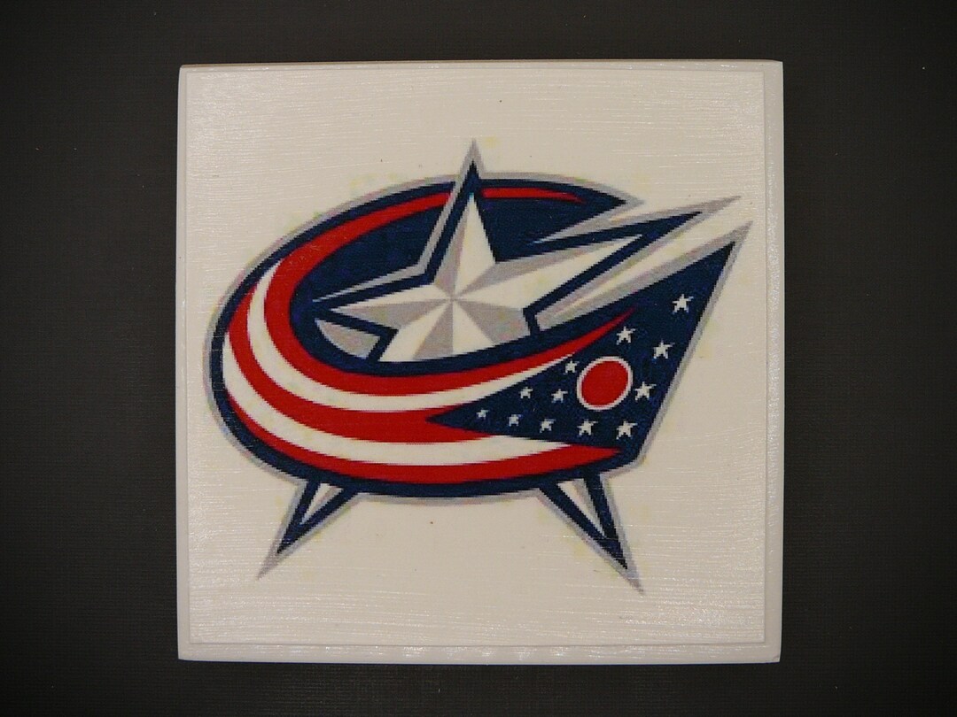 Columbus Blue Jackets Ceramic Tile Coaster - Etsy