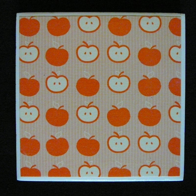 Apple Ceramic Tiles - Etsy