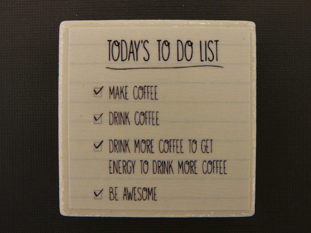 Today's to Do List Magnet - Etsy