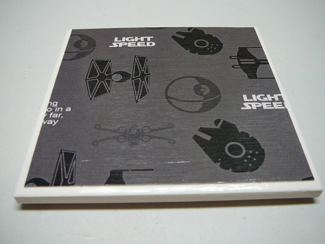 Star Wars Ceramic Tile Coaster - Etsy