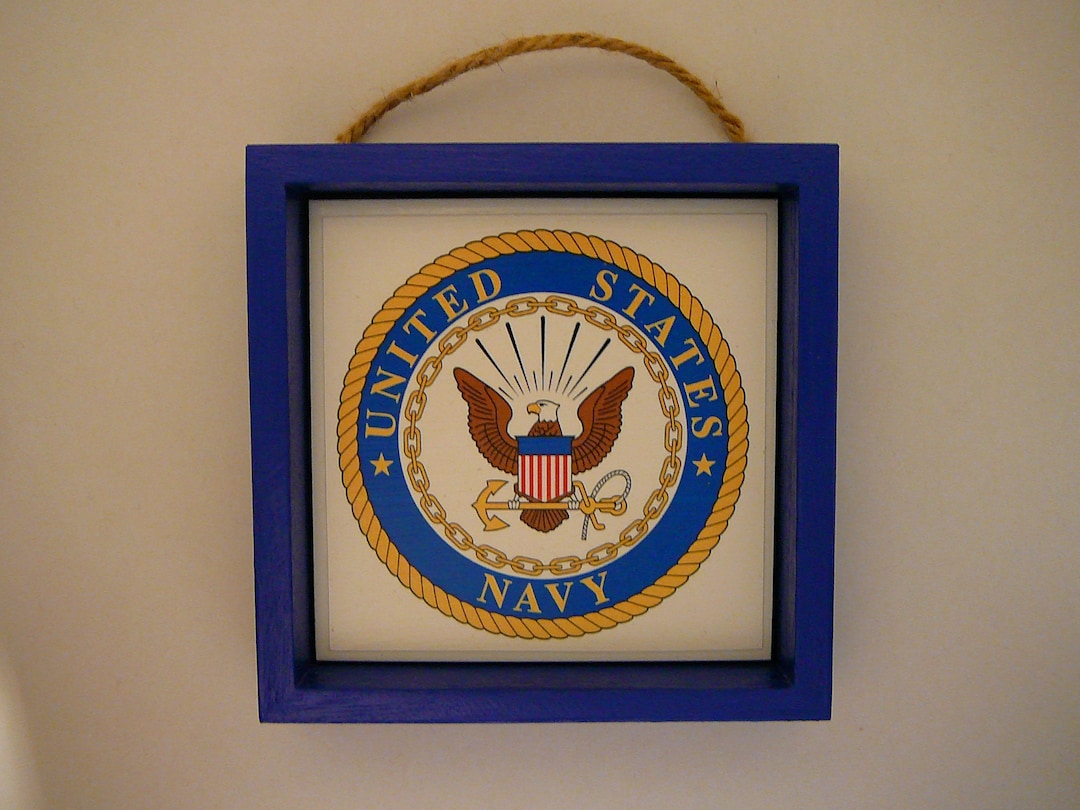 U.S. Navy Shadow Box - Etsy