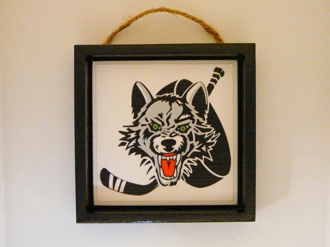 Chicago Wolves Shadow Box - Etsy
