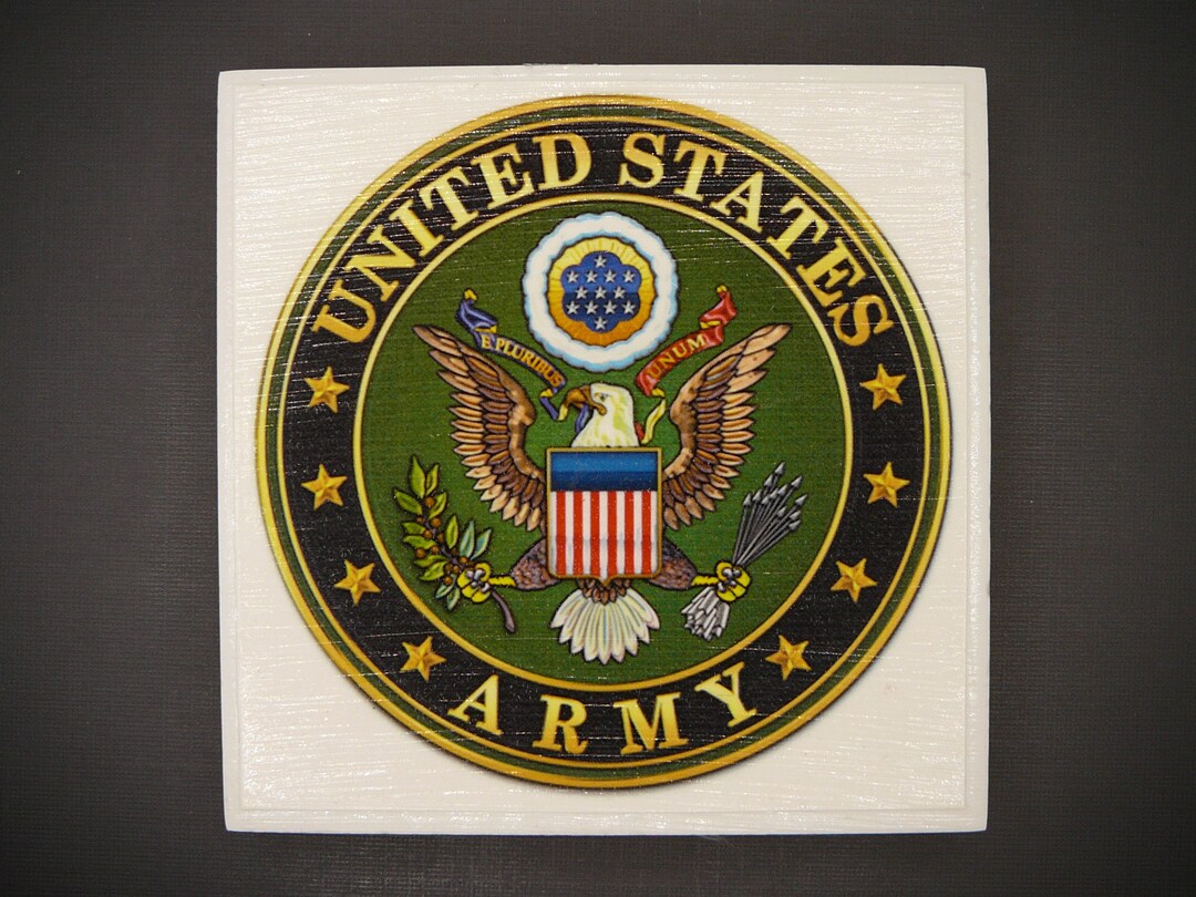 U.S. Army Ceramic Tile Coaster - Etsy