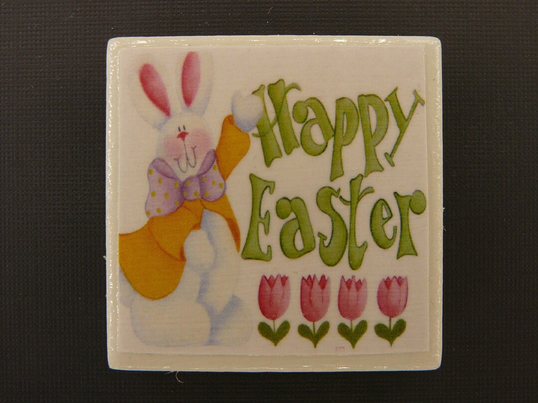 Happy Easter Magnet - Etsy