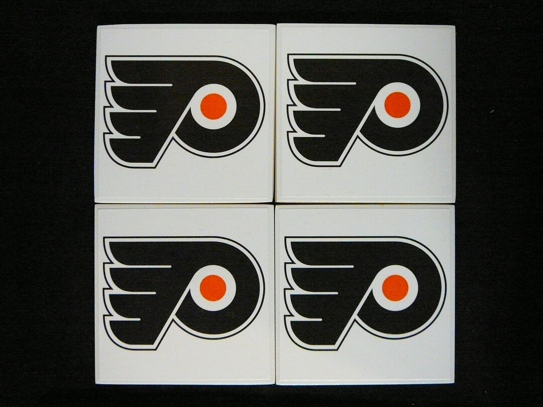 Philadelphia Flyers Ceramic Tile Coasters Set of 4 - Etsy