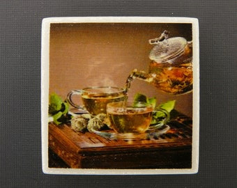 Tea Magnet, Always Time for Tea, Tea Fridge Magnet, Fridge Magnet ...