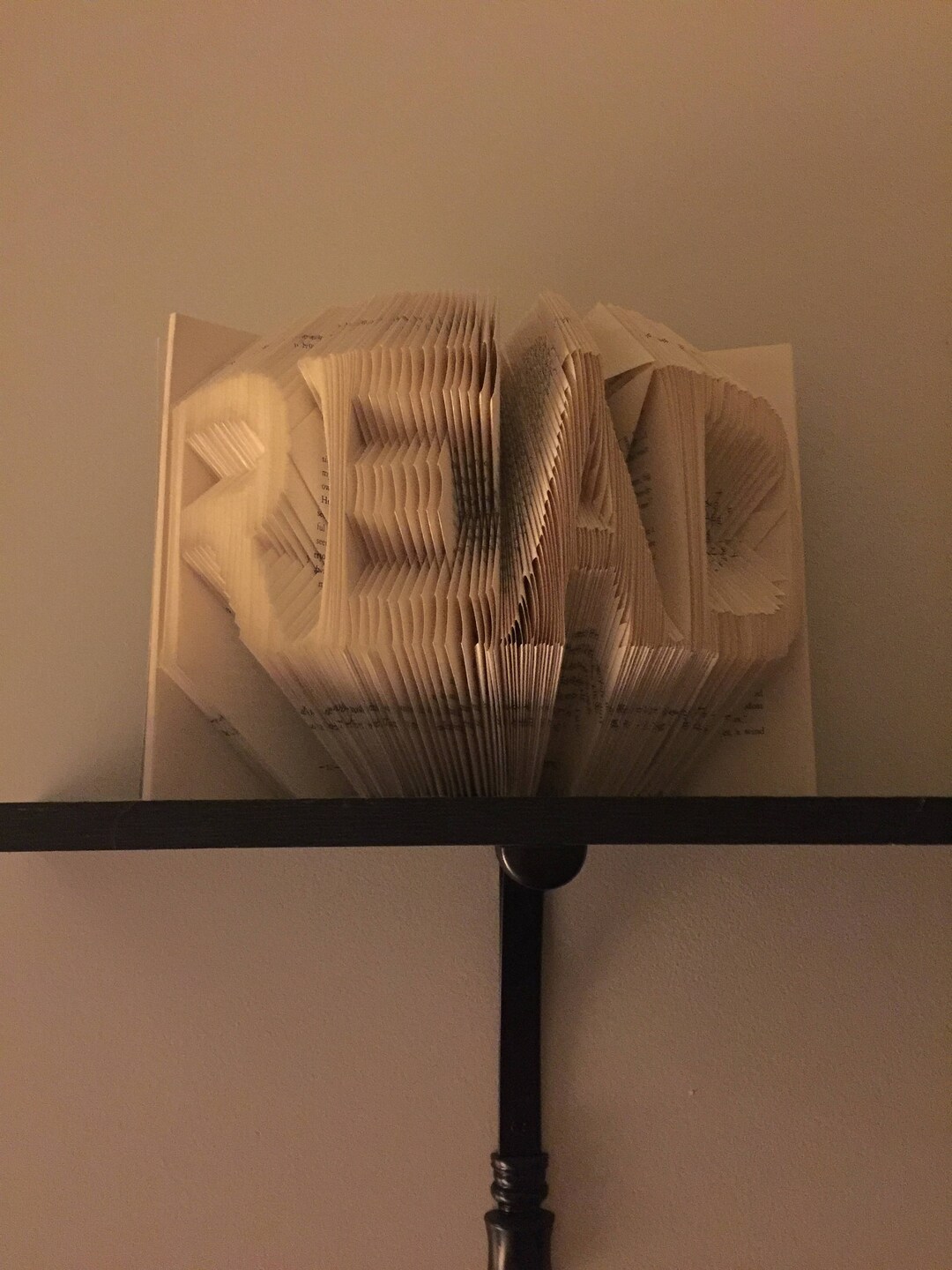 Folded Book Art-read - Etsy