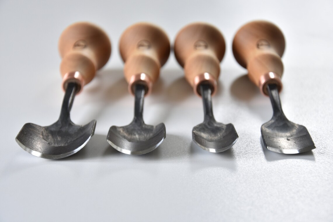 Handmade Wood Carving Gouge Set, High Carbon Steel, 8pcs - Etsy