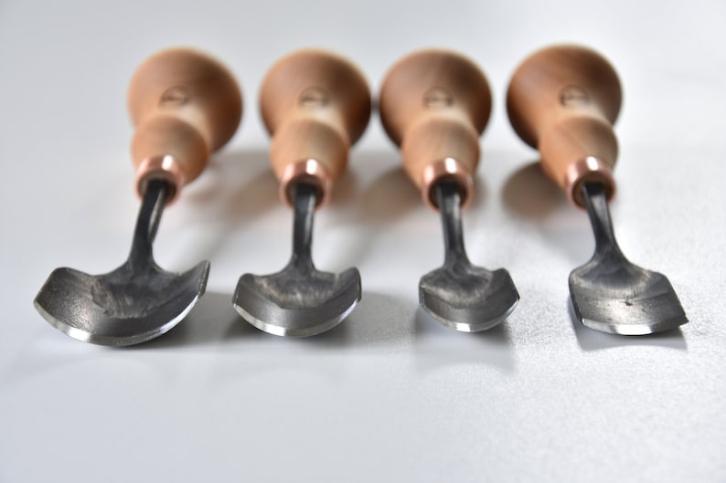 Handmade Wood Carving Gouge Set, High Carbon Steel, 8pcs - Etsy