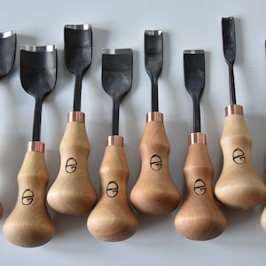 Handmade Wood Carving Gouge Set, High Carbon Steel, 8pcs - Etsy