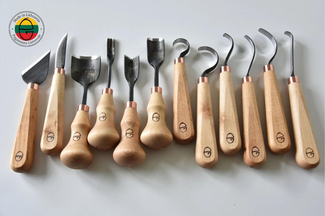 Spoon Carving Tools Wood Carving Tools Wood Carving Tool Set Crook Tool ...