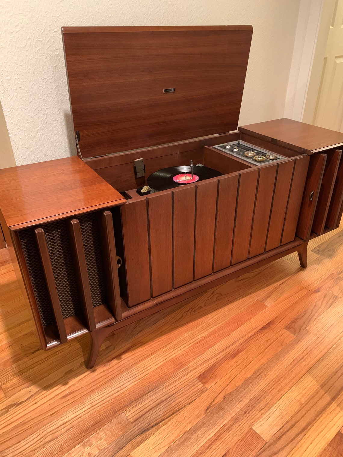Vintage Mid Century Zenith Stereo Record Player Console | Etsy