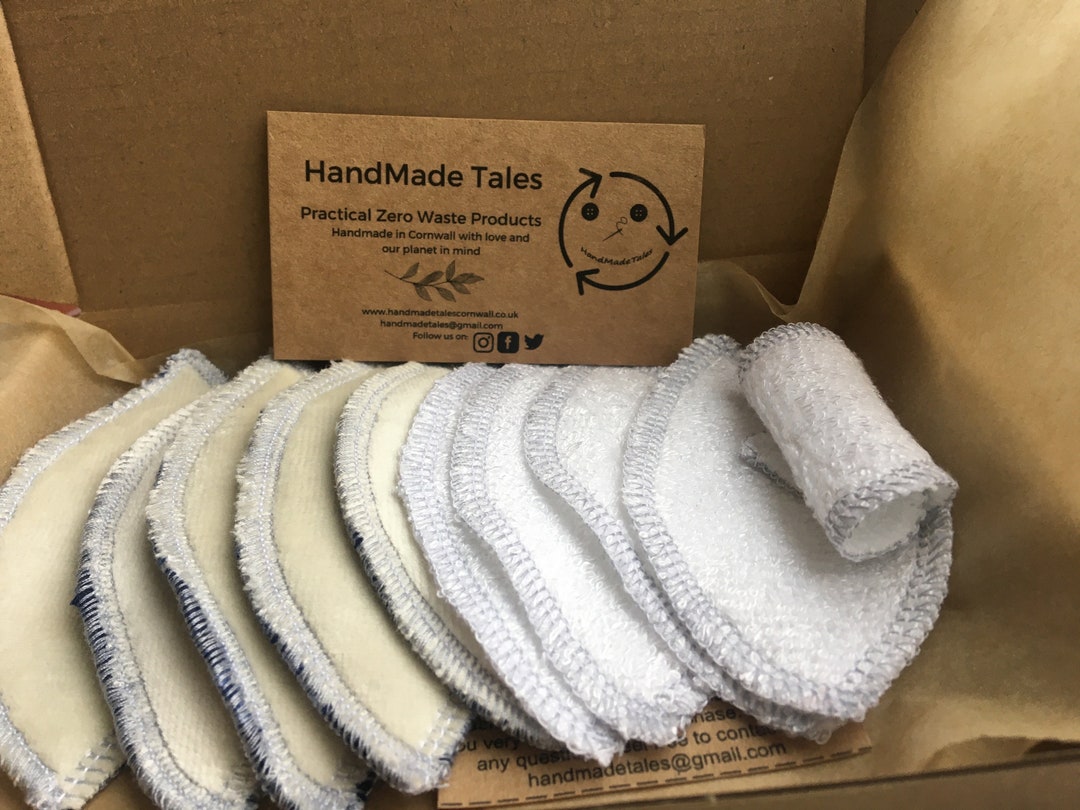 Organic Bamboo Interlabial Pads: Reusable Zero Waste ILP Mix Pack - Etsy UK