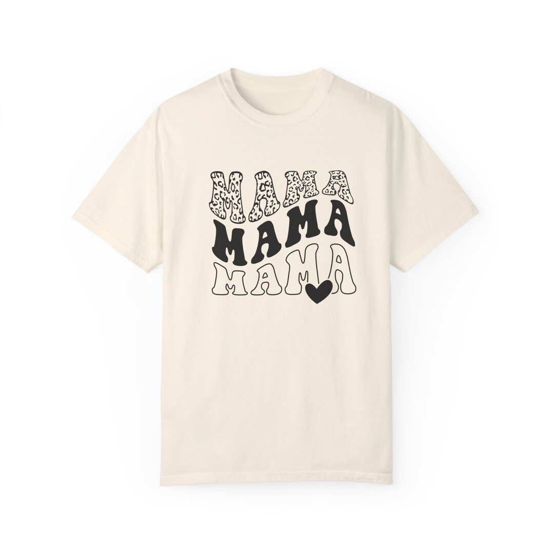 Mama Garment-dyed T-shirt - Etsy