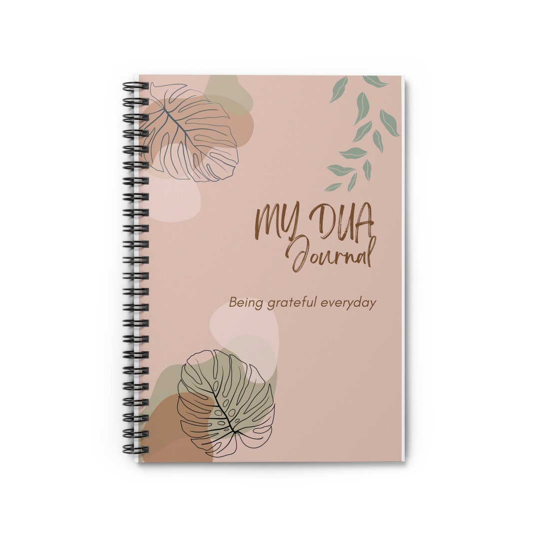 Dua Journal, Prayer Journal Spiral Notebook - Ruled Line - Etsy
