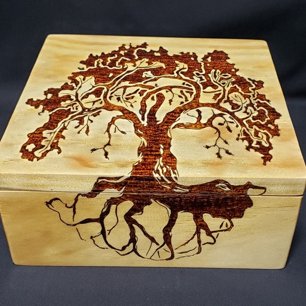 Pyrography Box - Etsy