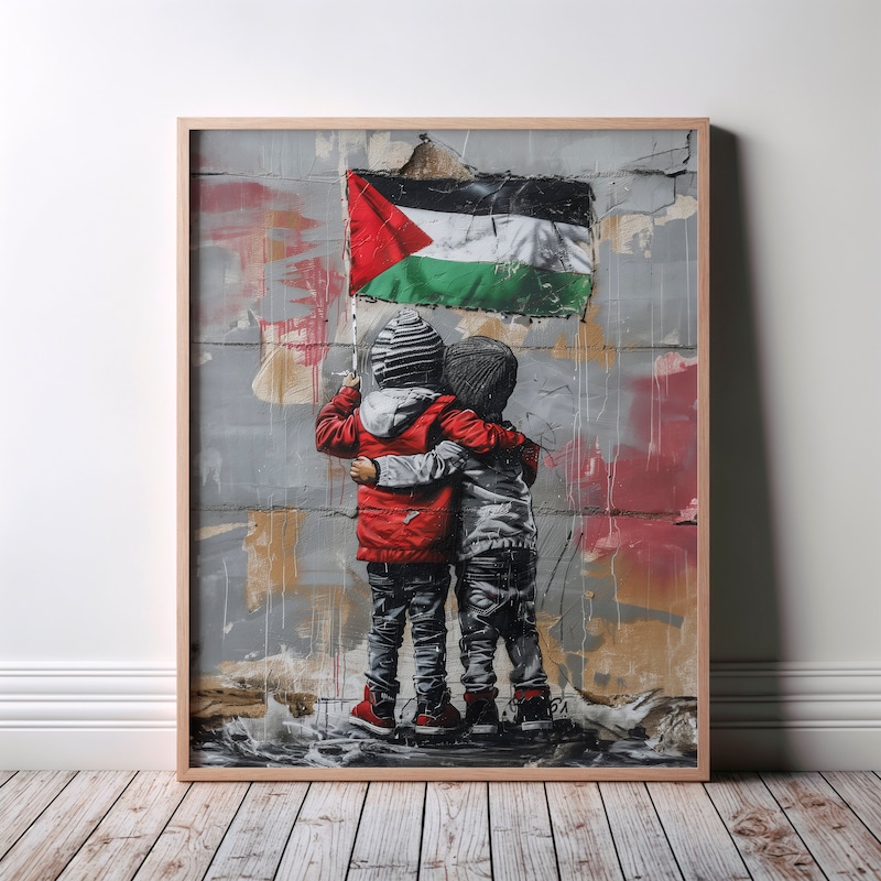 Gaza Art Canvas - Etsy